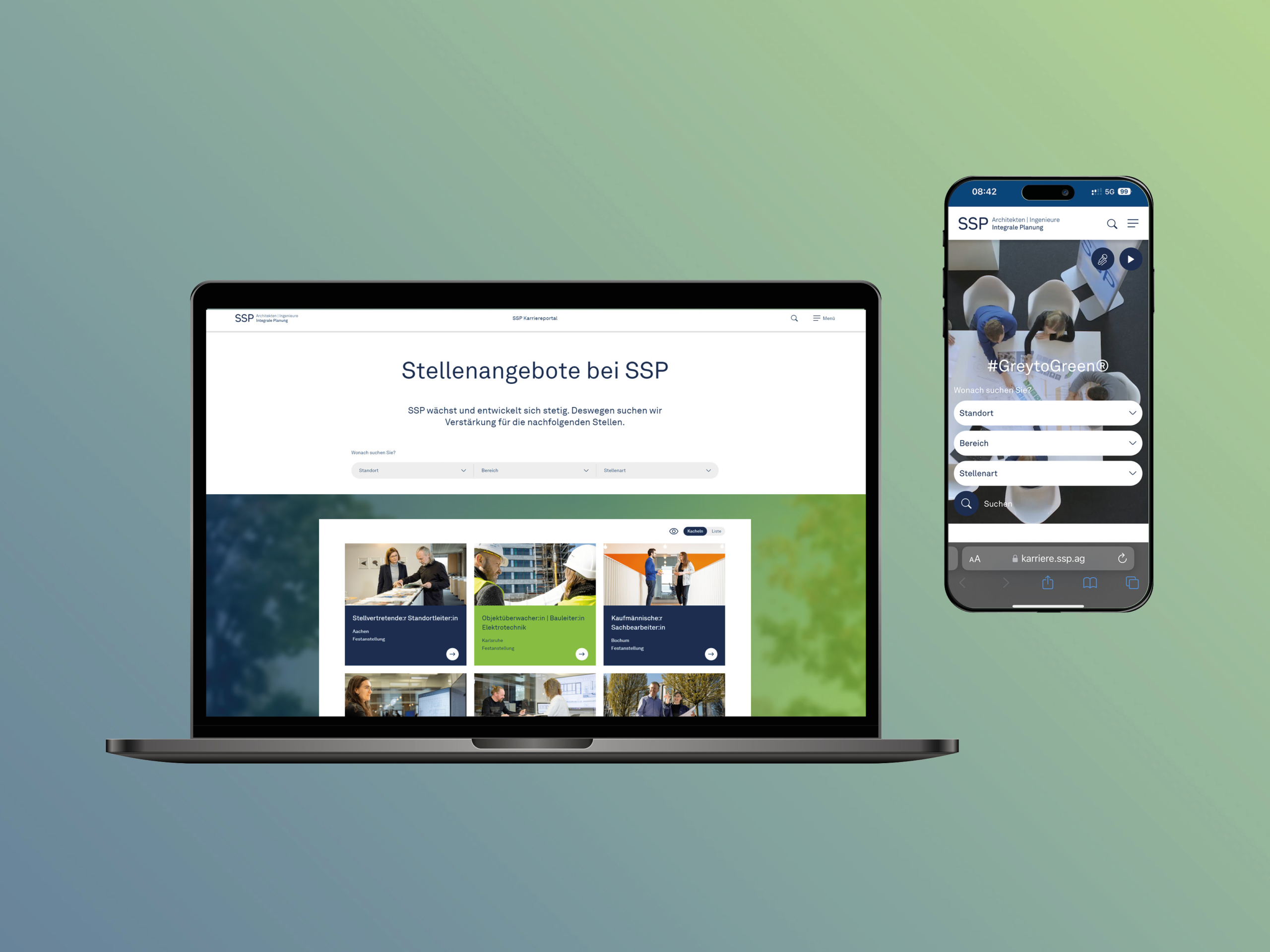 SSP - Unser neues SSP-Karriereportal ist online!